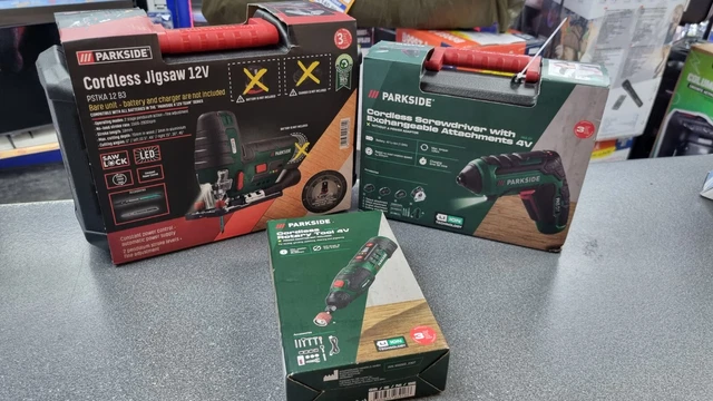 PARKSIDE CORDLESS JIGSAW 12V+ Parkside Cordless Screwdriver + Cordless ...