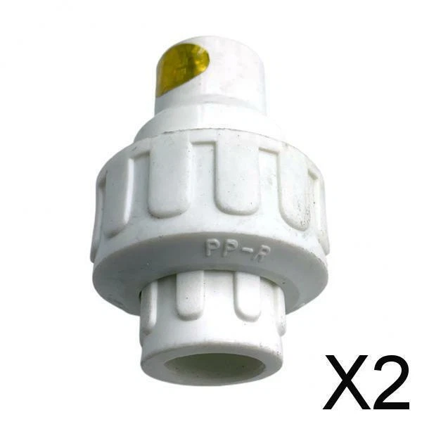 2X 20MM PPR Check Valve Shutoff Valve PPR Pipe Fittings Adapters Tube ...