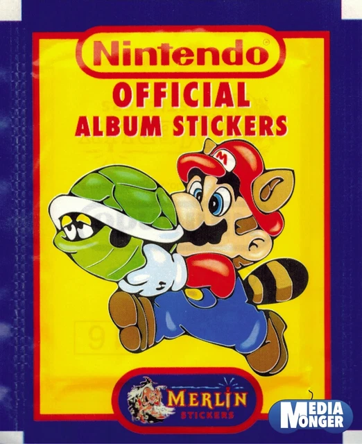 SUPER MARIO BROS.® Nintendo® Official Album Stickers 1 Pack NEW ...