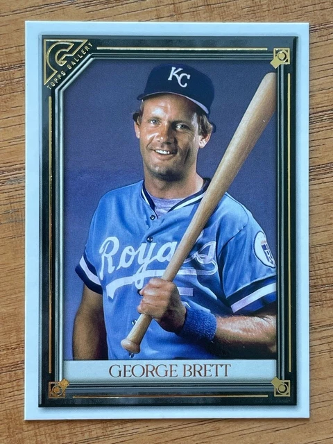 2021 TOPPS GALLERY BASEBALL GEORGE BRETT CARTE N°84 Kansas City Royals ...