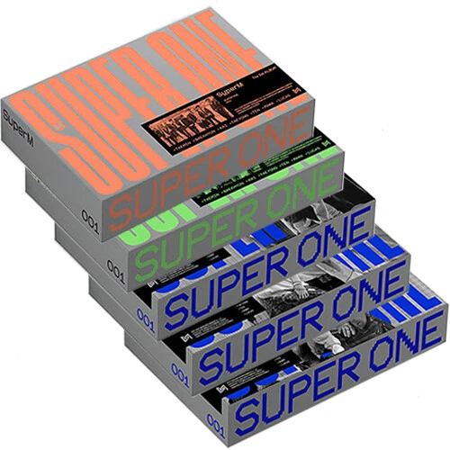 SUPERM [SUPER ONE] 1st Album CD+Photo Book+2Booklet+3 Card+2F.Poster ...