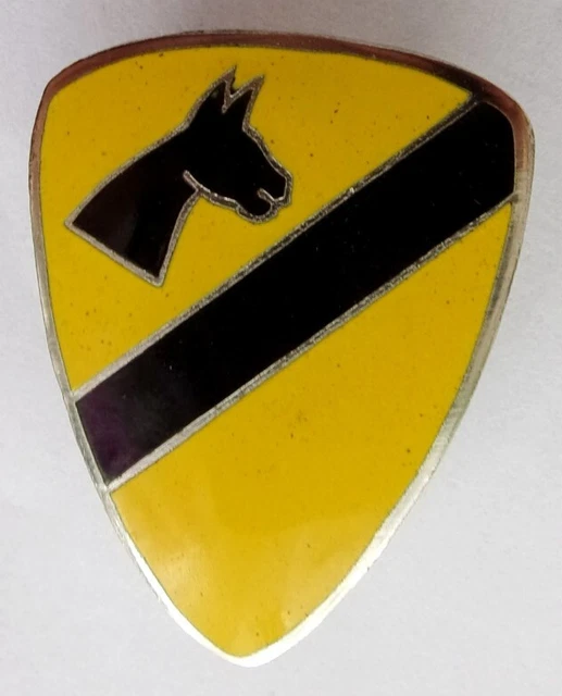 INSIGNE MILITAIRE US ARMY CREST DUI 1st CAVALRY DIVISION EUR 6,00 ...