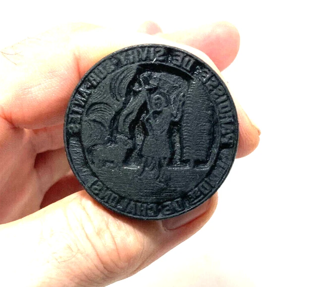 TRÈS ANCIEN SCEAU religieux tampon église parchemin altes siegel ...