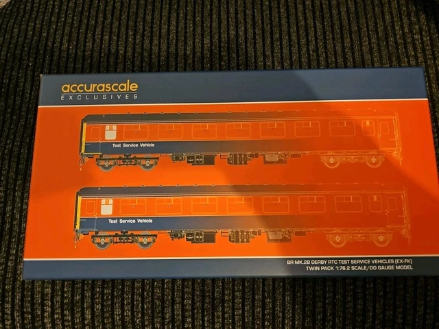 ACCURASCALE OO GAUGE Mk2B Derby RTC Test Service Vehicle (Ex-FK) Twin ...