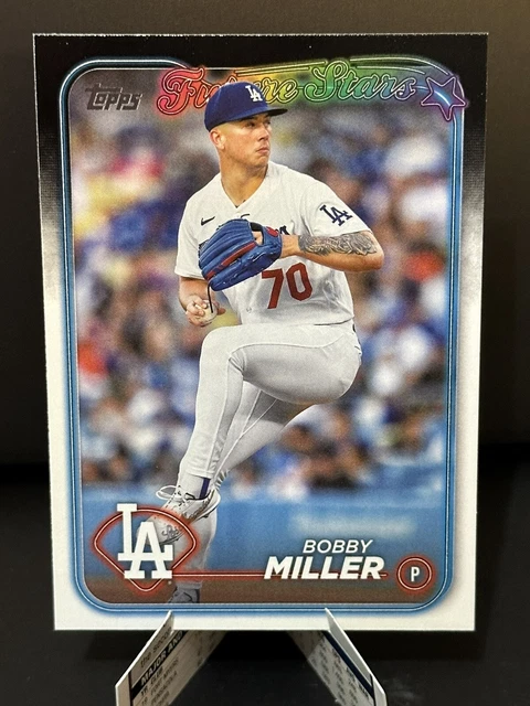 BOBBY MILLER 2024 Topps Series One Future Stars #115 Los Angeles ...