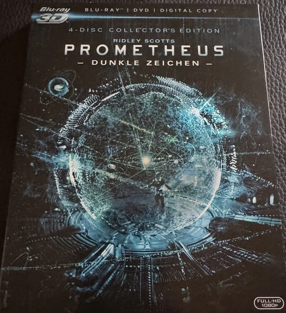 PROMETHEUS DUNKLE ZEICHEN 3D & 2D 4-Disc Collector's Edition Blu-ray EUR 14,99 - PicClick DE