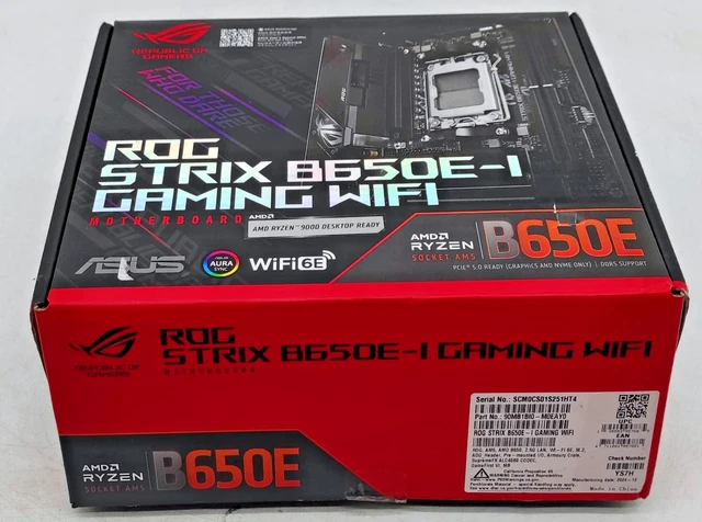 ASUS ROG STRIX B650E-I Wifi Amd Am5 Gaming Motherboard - Untested £129. ...