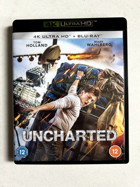 UNCHARTED 4K ULTRA HD Blu-Ray Tom Holland Mark Whalberg £10.07 ...