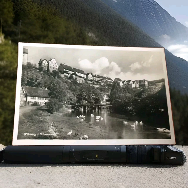 WILDBERG BLACK FOREST AK Postcard 1942 German Empire View Card 2WK WW2 ...