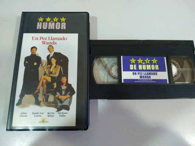 A FISH CALLED Wanda Kevin Kline Jamie Lee Curtis - VHS Tape Spanish £23 ...
