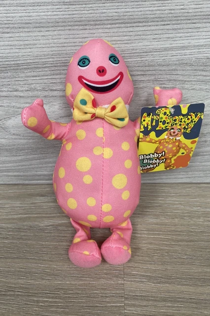 VINTAGE MR BLOBBY Prize Plush Noel's House Party 9” Soft Toy ...