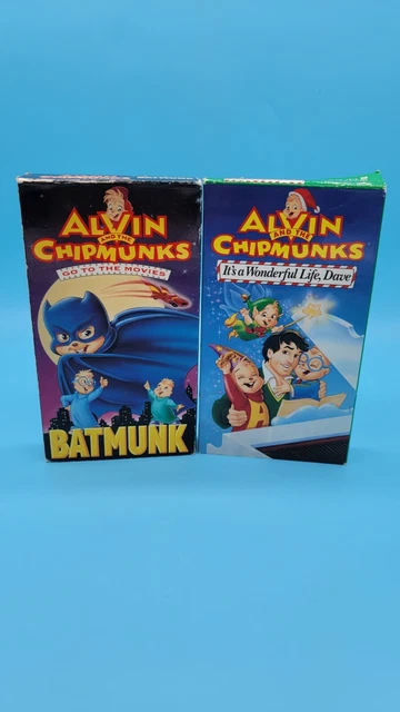 LOT DE 2 VHS Batmunk It's Wonderful Life Dave Alvin and the Chipmunks ...