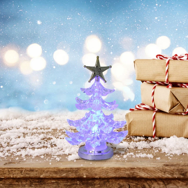 TABLE TOP USB Decorations Christmas RGB Flashing Light Desk £9.48 ...