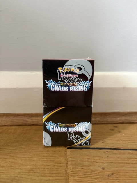 POKEMON TCG MEGA Evolution Chaos Rising Half Booster Box SEALED 18 ...