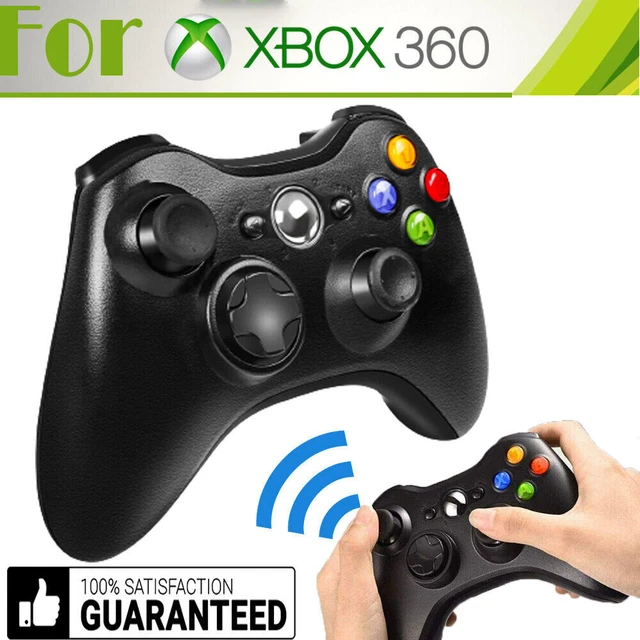 NEW BLACK WIRELESS CONTROLLER FOR MICROSOFT Xbox 360 1 YEAR WARRANTY UK SELLER £14.50 - PicClick UK