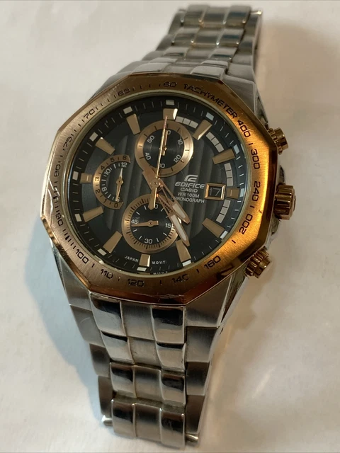 OROLOGIO CASIO EDIFICE WR 100M Cronograph EUR 20,50 - PicClick FR