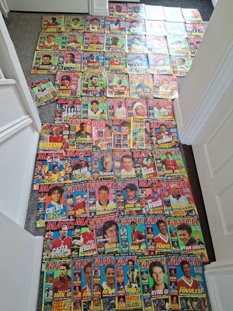 MATCH FOOTBALL MAGAZINE 90s Joblot Bundle X68 Rare £75.00 - PicClick UK