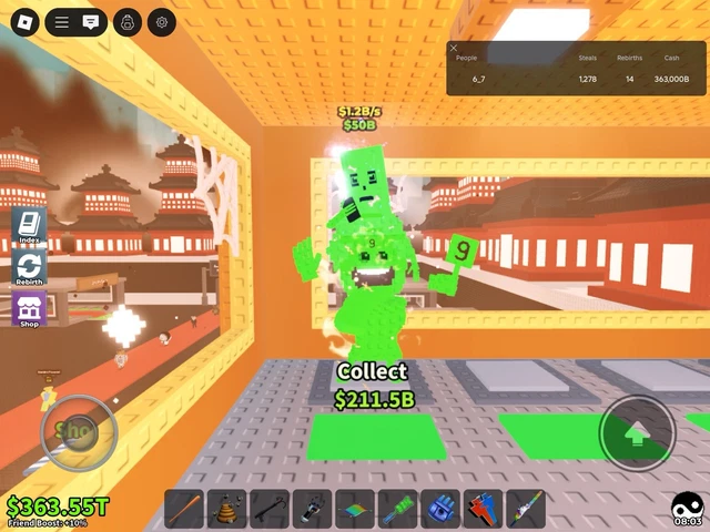 ROBLOX STEAL A Brainrot Rainbow La Secret Combination 1.2b A Second! £ ...