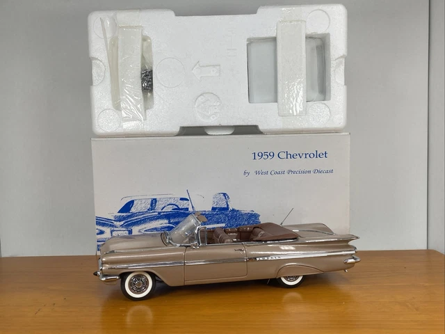 1/24 WEST COAST Precision Diecast 1959 Chevrolet Impala Cabriolet ...