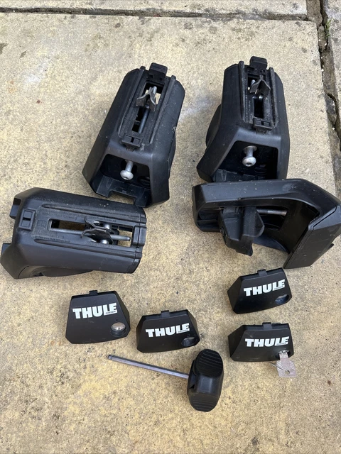 THULE EVO 7104 Foot Pack 710410 For Vehicles With Open Roof Rails £84. ...