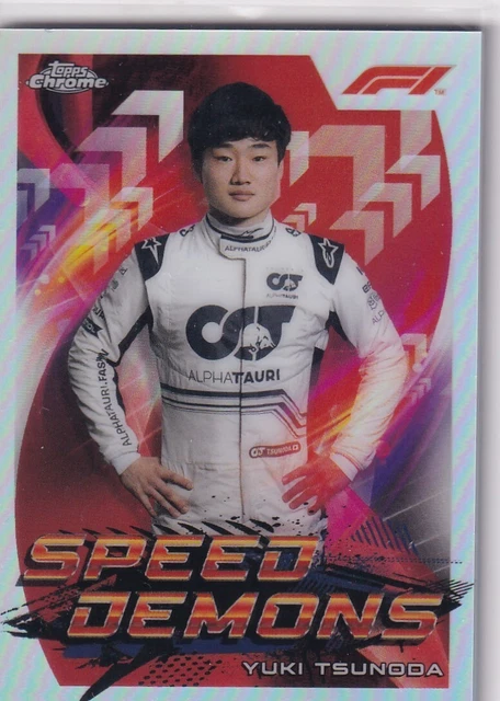 TOPPS 20212 CROMO Fórmula 1 Núm Sd-Yt Yuki Tsunoda Velocidad Demons EUR ...