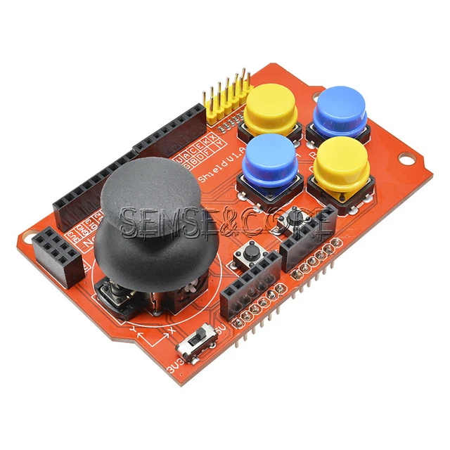 GAMEPADS JOYSTICK KEYPAD Shield PS2 for Arduino nRF24L01 Nokia 5110 LCD ...