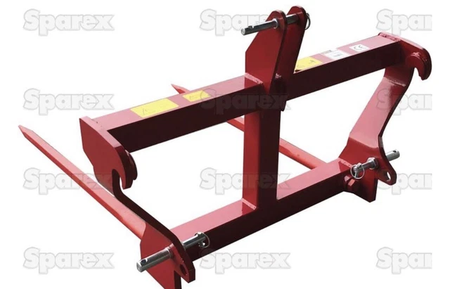 HEAVY DUTY BALE Spike 3-Point Linkage Mounted with Cat 2 Pins Or Euro 8 ...