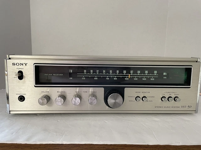 VINTAGE SONY STEREO Music System Receiver HST-50 *Tested* £66.48 ...