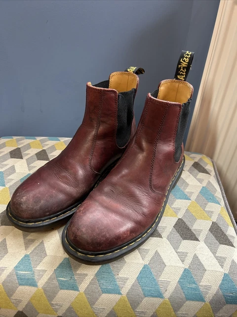 DR MARTENS CHELSEA Boot Uk 10 Eu 45 Oxblood £55.00 - PicClick UK
