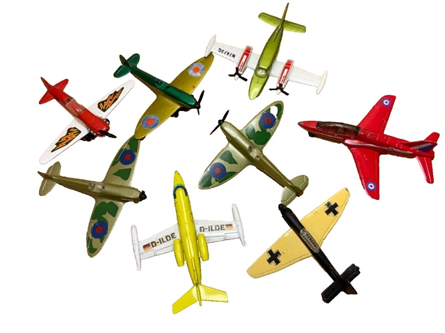 MATCHBOX AIRCRAFT 1973 spitfire SB17 RAMROD learjet junkers hawk cessna ...