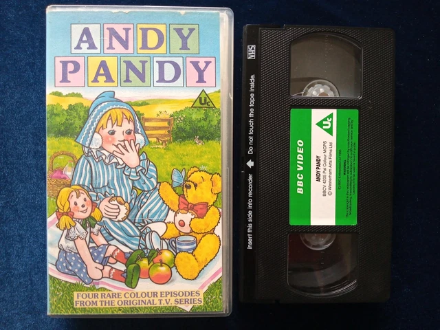 ANDY PANDY VHS Video 1988. Rare Original TV Episodes. Running Time ...