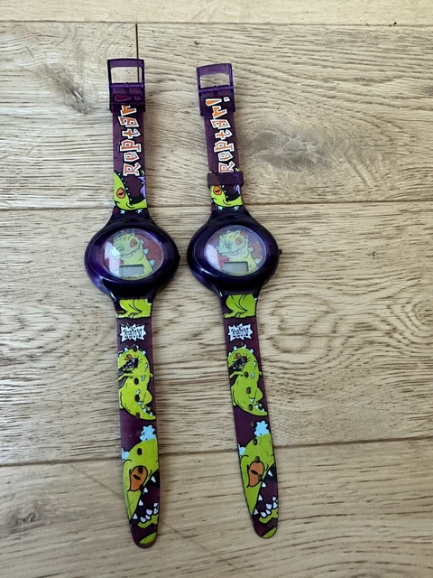 THE RUGRATS MOVIE Reptar Digital Watch Vintage 1998 X 2 Bundle £29.99 ...