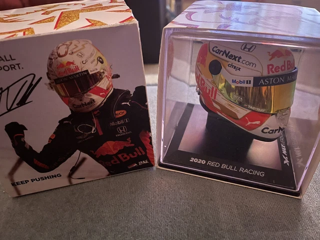 LIMITED EDITION MINI Max Verstappen Crash Helmet Red Bull Racing £65.00 ...