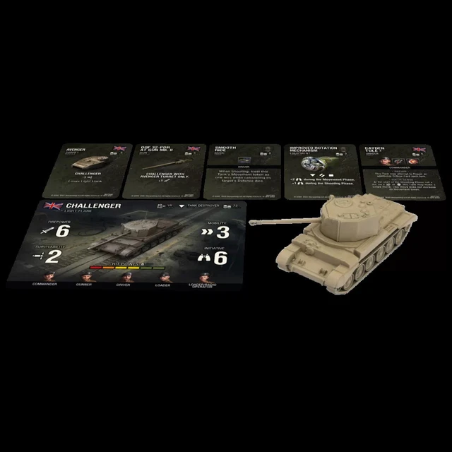 WORLD OF TANKS Miniature Game: British Tank - Challenger $19.95 ...