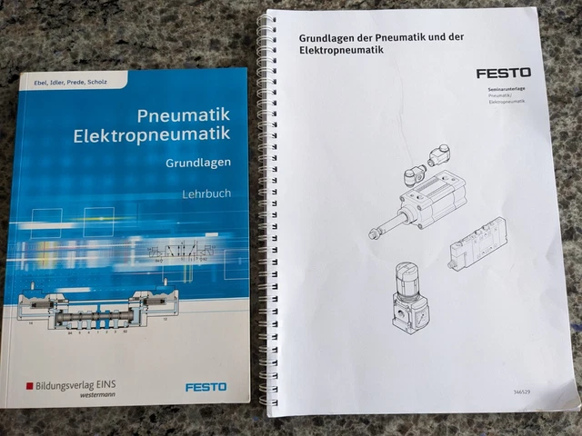 PNEUMATIK ELEKTROPNEUMATIK Grundlagen Lehrbücher Frank Ebel EUR 6,50 ...