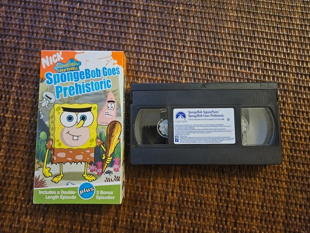 NICKELODEON SPONGEBOB SQUAREPANTS Goes Prehistoric (VHS 2004) £4.74 ...