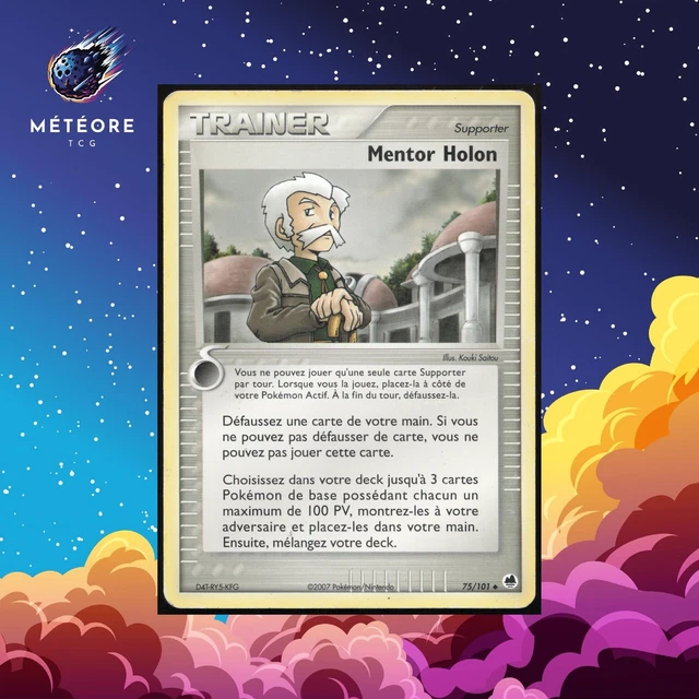 CARTE POKÉMON MENTOR Holon 75/101 Ex Île des Dragons Français EUR 3,50 ...