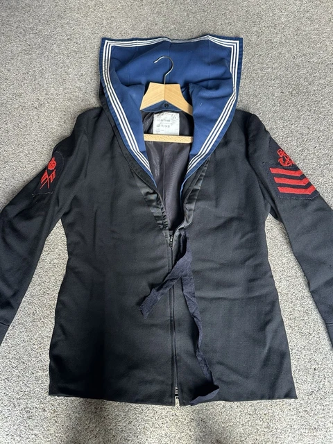 WW2 ROYAL NAVY Square Rig Jacket /Jumper Uniform Size 40 & Trousers ...