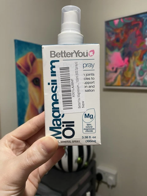 BETTERYOU NATURAL MAGNESIUM Chloride Body Spray - 100ml | Vegan ...