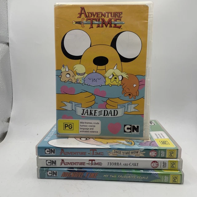 ADVENTURE TIME DVD Bulk Lot Of 4 DVDs Region 4 Free Fast Post Animation ...