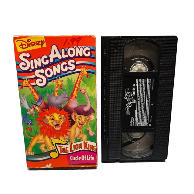 DISNEYS SING ALONG Songs The Lion King: Circle of Life VHS 1994 £7.51 ...