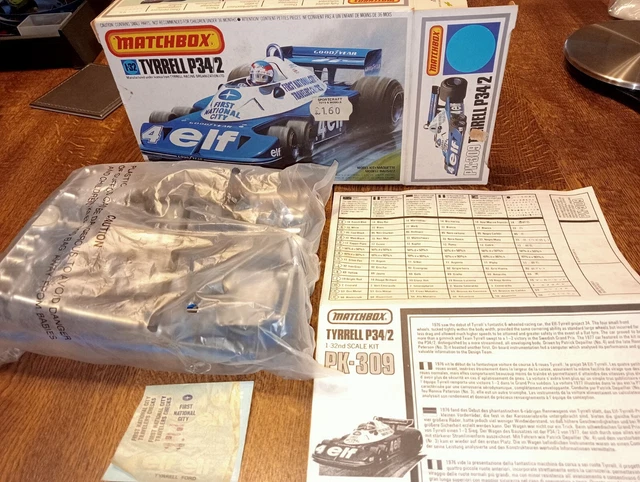 #PK309(1:32)*MATCHBOX*MODEL KIT&TYRRELL P34/2&F1 Racing Car(Decals ...