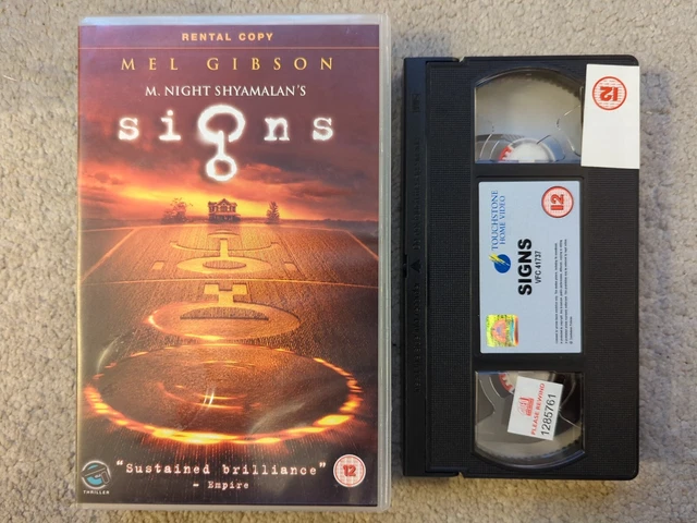SIGNS VHS VIDEO Big Box Ex Rental £7.99 - PicClick UK
