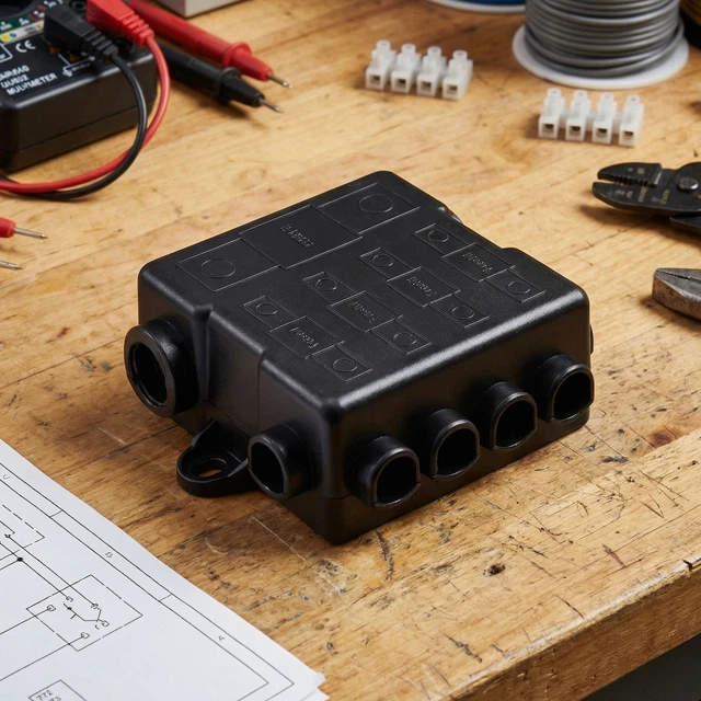 5-WAY FUSE BOX Automotive Marine 200 A For MIDI Fuses 500 A For MEGA ...