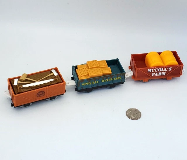 TRACKMASTER THOMAS FRIENDS Train Tank Farm Timber Special Delivery ...