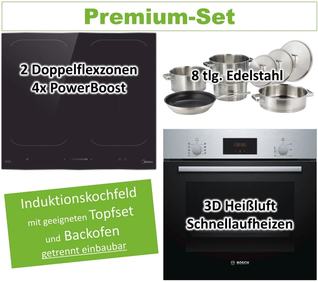 Einbau Backofen Mit Induktionskochfeld