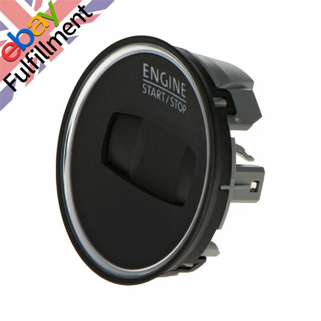 NEW IGNITION PUSH-BUTTON Start Trim Bezel Replacement For Volkswagen ...