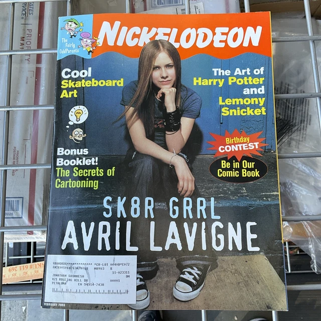 NICKELODEON MAGAZINE FEBRUARY 2003 Avril Lavigne Harry Potter Cover ...