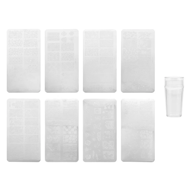 PLAQUES D'EMBOUTISSAGE D'ONGLES Estampillage De L'ongle Réutilisables EUR 13,15 - PicClick FR