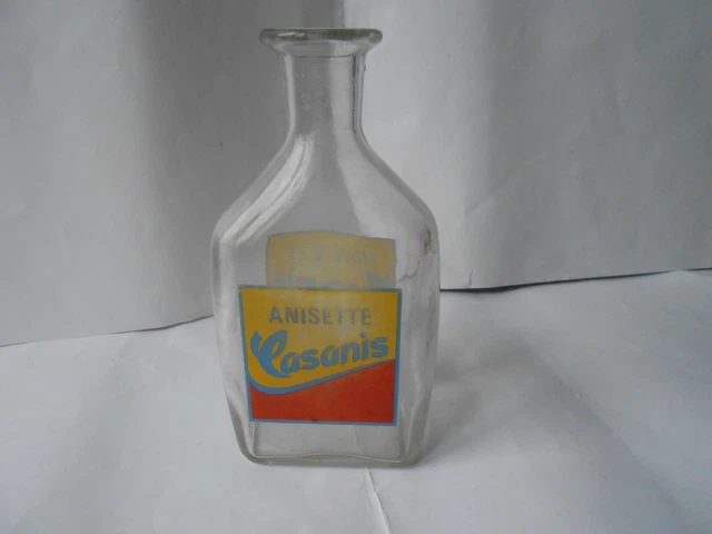 ANCIEN PICHET / Carafe en verre CASANIS anisette double face - Bistrot ... ANCIEN PICHET / Carafe en verre CASANIS anisette double face - Bistrot ...